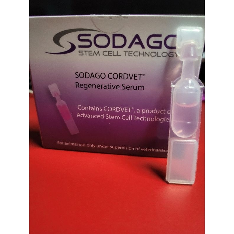 SODAGO STEM CELL(SODAGO CORDVET) FOR DOGS/CATS 1ML(1 PIECE ONLY ...