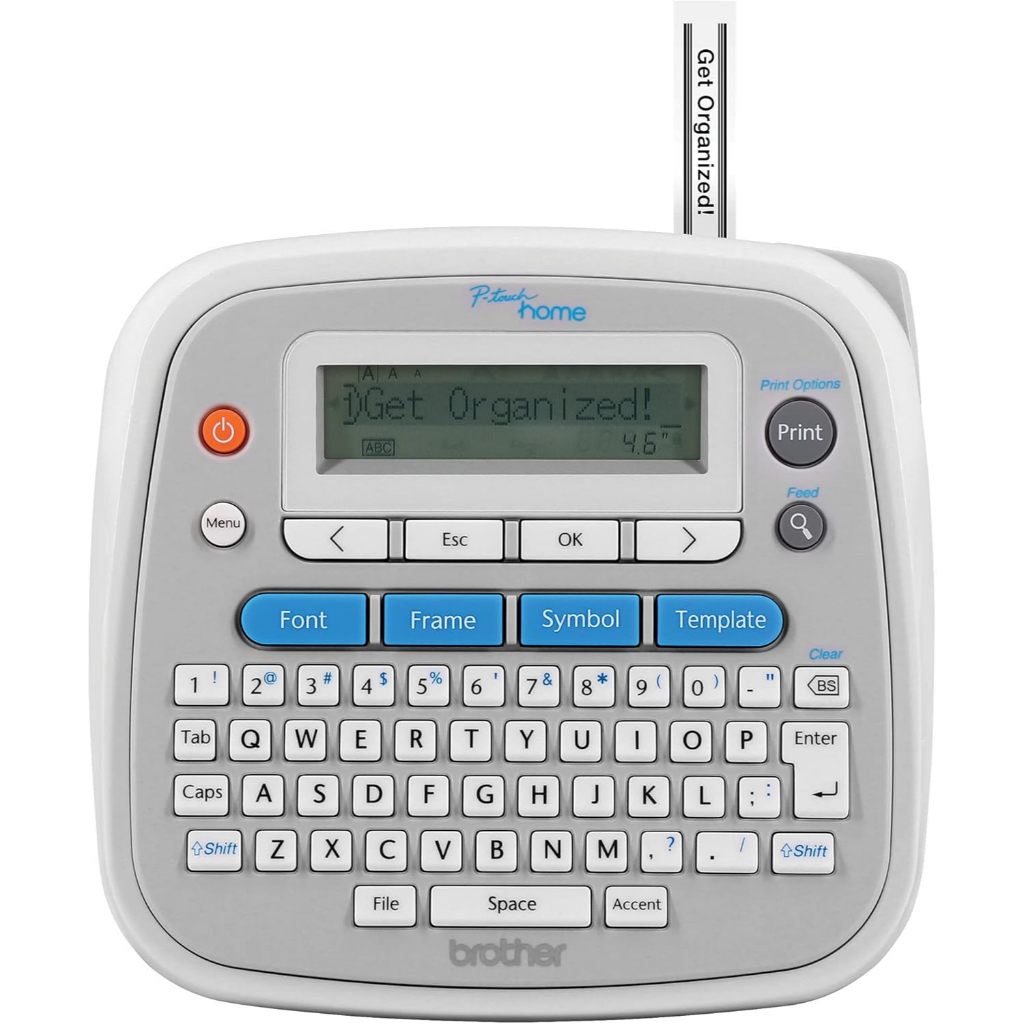 Brother P-Touch Home Personal Label Maker PT-D202 Grey not dymo epson ...