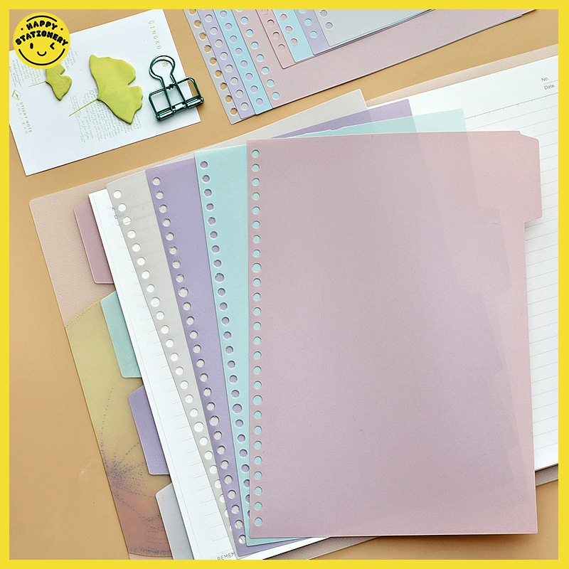 4 Sheets/Set Of Loose Leaf Notebooks A4/A5/B5 Index Cards Detachable ...