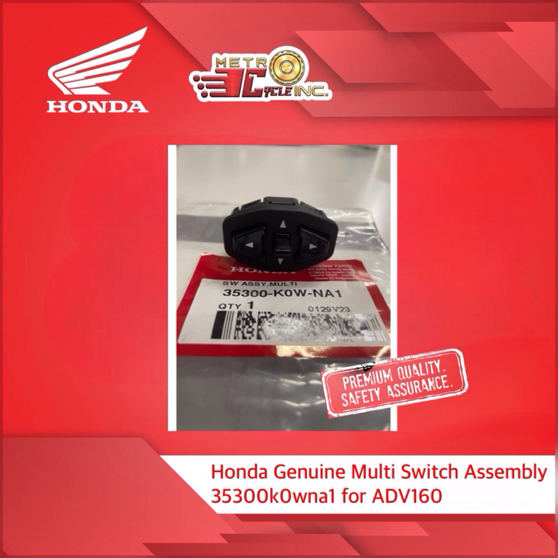 Honda Genuine Multi Switch Assembly 35300k0wna1 for ADV160 | Shopee ...