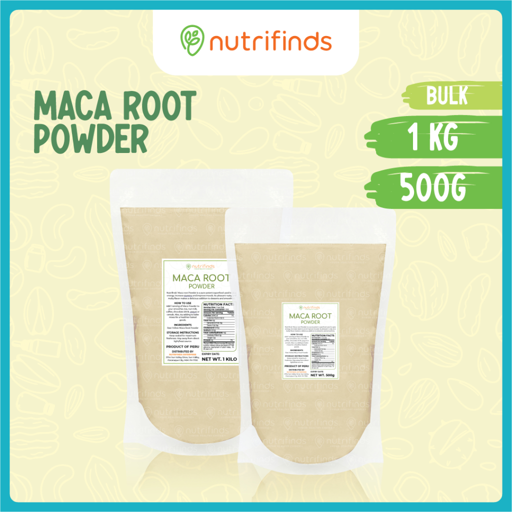 Nutrifinds® Organic Raw Maca Root Powder - BULK | Shopee Philippines