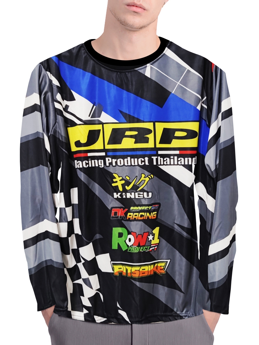 MONKEY KING COD Motorcycle Long Sleeve T-Shirt for Mens oversized # ...