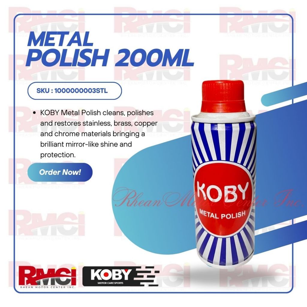 Koby Metal Polish 200ML 1000000003STL | Shopee Philippines
