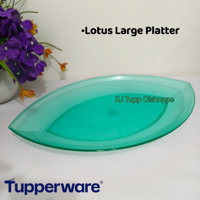 Tupperware Lotus Large Platter | Shopee Philippines
