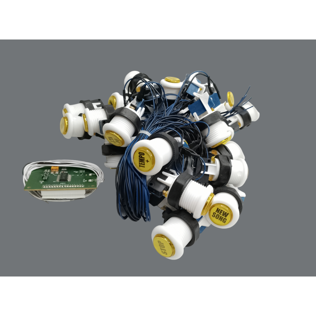 PC FIRST PLATINUM PLAYER PCB REMOTE with UNIVERSAL PUSH BUTTON KEYPAD ...