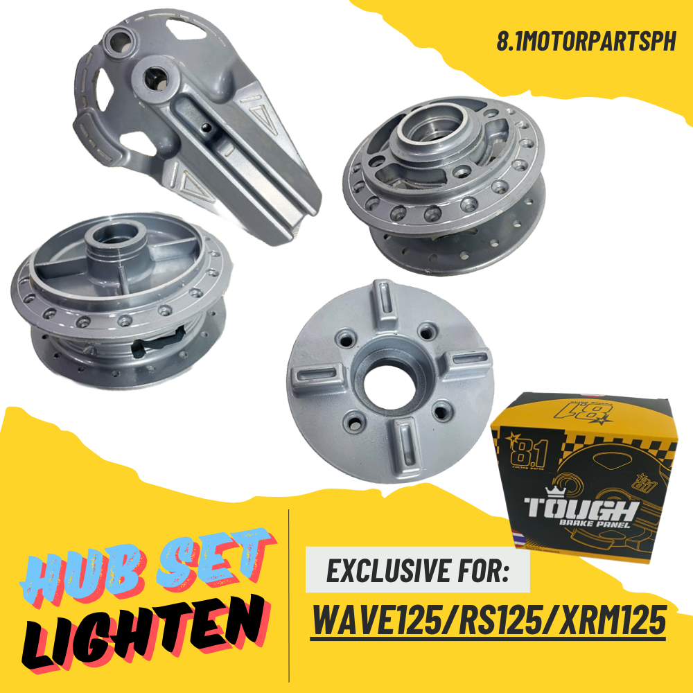 8.1 LIGHTEN HUB SET for WAVE125 / RS125 / XRM125 | Shopee Philippines