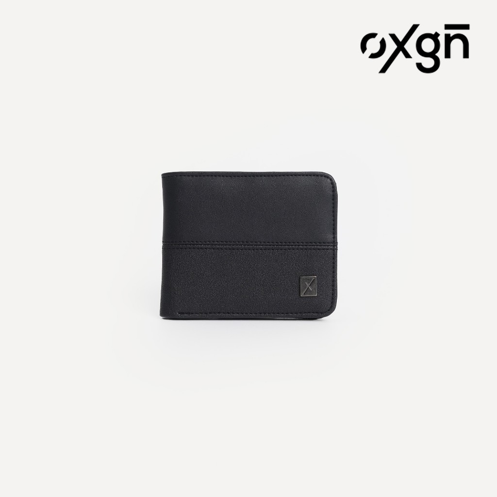 OXGN X Bi-Fold Wallet For Men And Women (Black/Brown) | Shopee Philippines