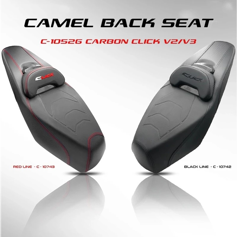 Honda Click 125i v1 Camel Back Seat Cover With Embroid Logo Carbon ...