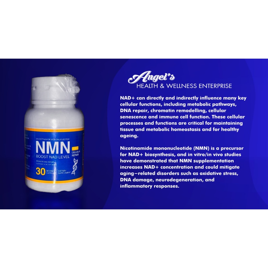 NMN (necotinamide mononucleotide) 99% 30/500mg | Shopee Philippines