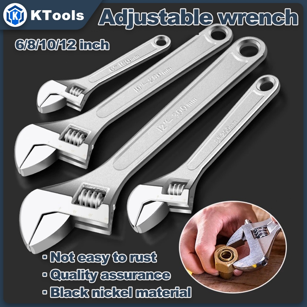 KTools 6/8/10/12 inch forged Manual Spanner Industrial opening ...