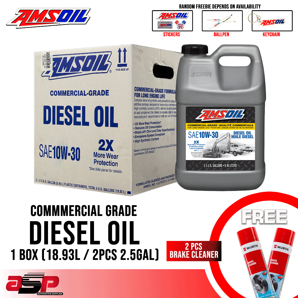 AMSOIL 10W-30 / 15W-40 COMMERCIAL GRADE SEMI SYNTHETIC DIESEL OIL (1 ...