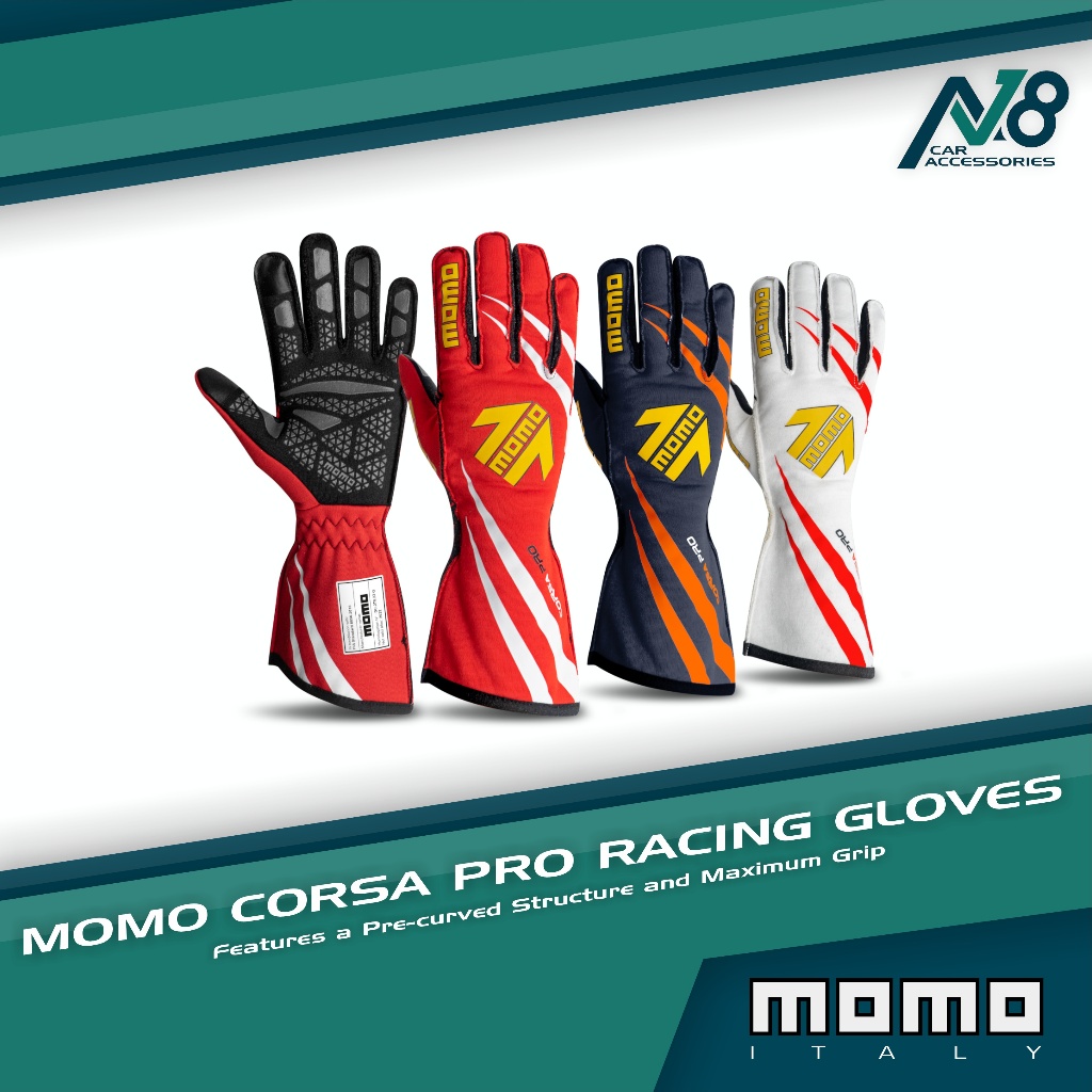 MOMO CORSA PRO RACING GLOVES Genuine | Shopee Philippines