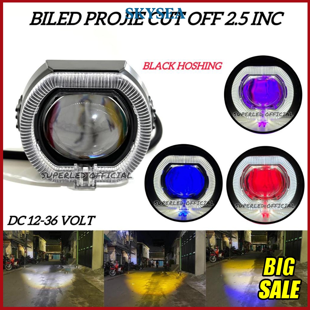 2.5 Inch Biled Mini Shooting Light With Shroud+Devil Laser Cut Off High ...