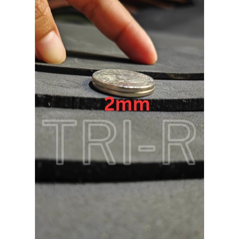 2mm THICK BLACK EVA RUBBER SLICE 4ft X 8ft | Shopee Philippines