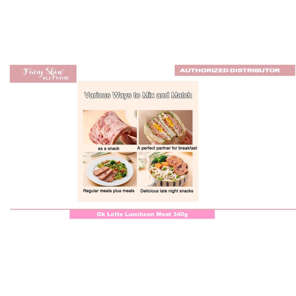 Lotte OK Korean Luncheon Meat 340g | Shopee Philippines