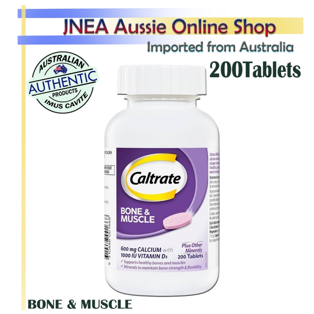 Caltrate Caltrate Bone & Muscle Health 200 Tablets Imported from ...