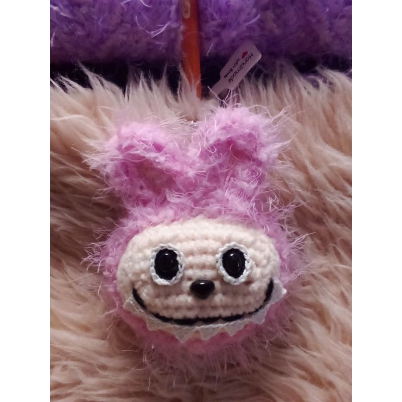 Mitch labubu head crochet keychain | Shopee Philippines