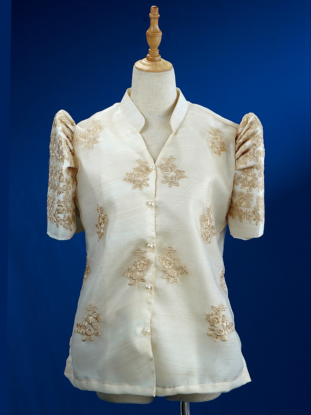 AQUINO'S ARTISAN EMBROIDERY Modern Filipiniana Imelda Sleeves Full ...