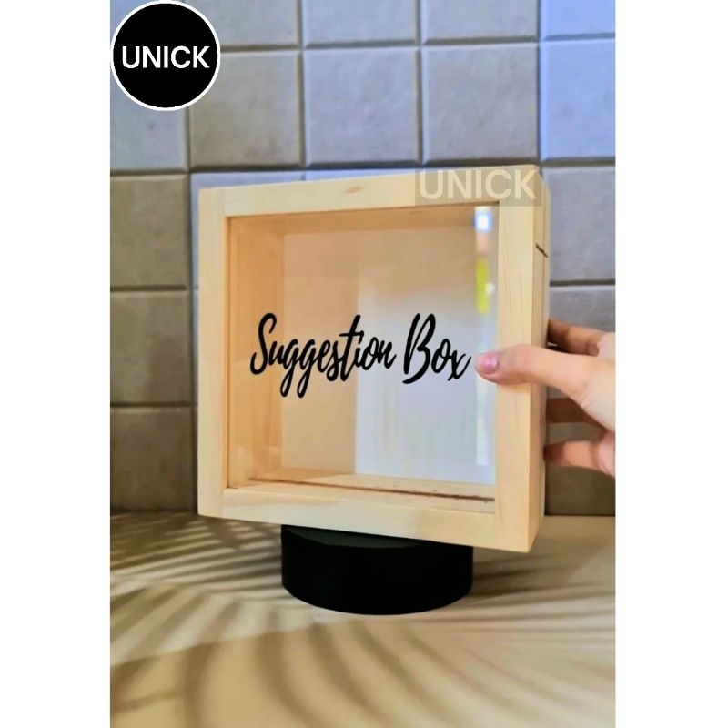 Suggestion Box | Wooden Suggestion Box | REUSABLE | Shopee Philippines