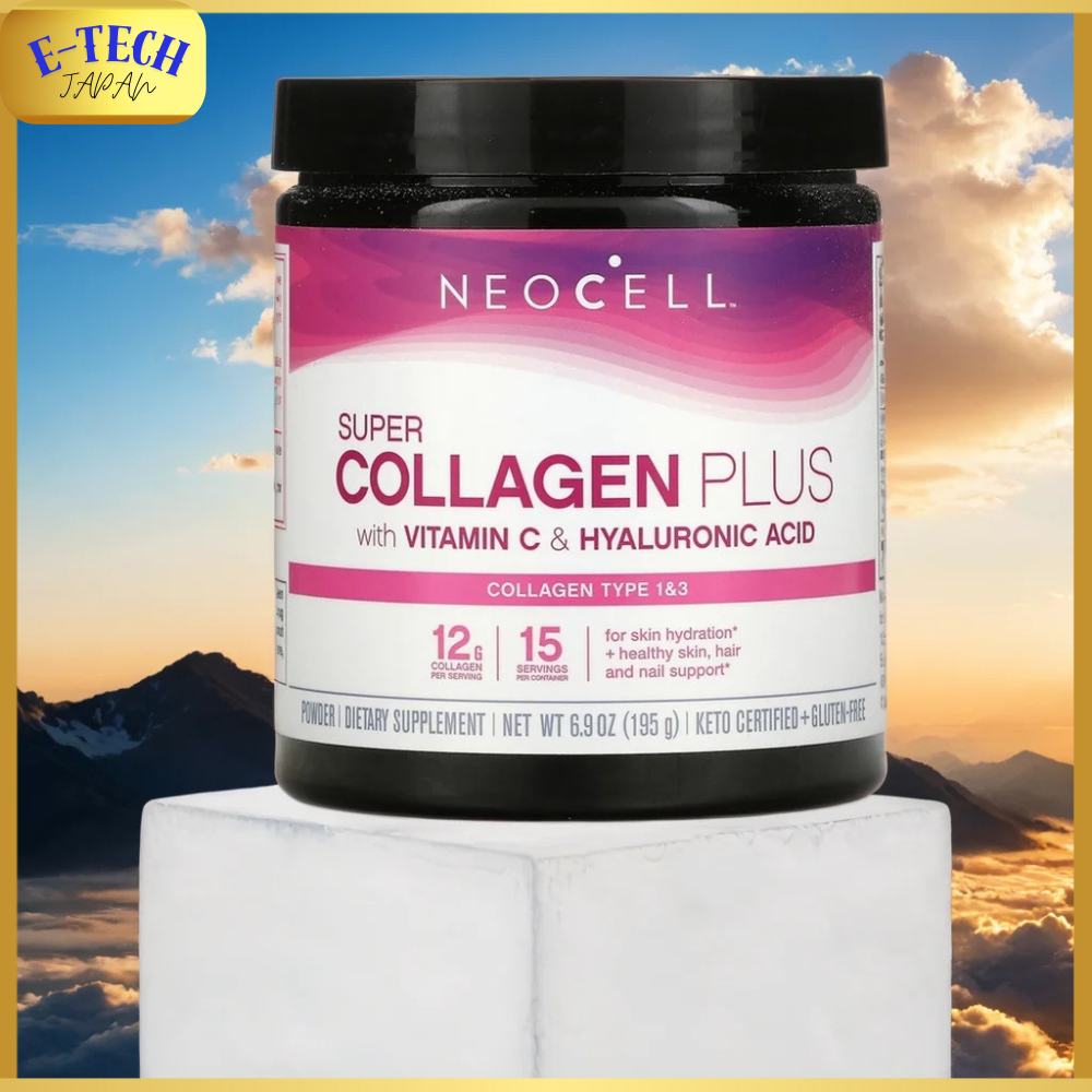 Neocell Super Collagen Plus with Vitamin C & Hyaluronic Acid 6.9 oz ...
