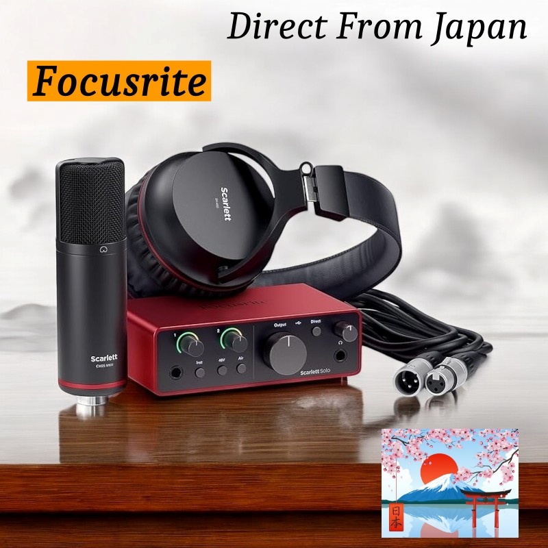 Focusrite Scarlett Solo 4th Gen USB Audio Interface for Guitarists ...