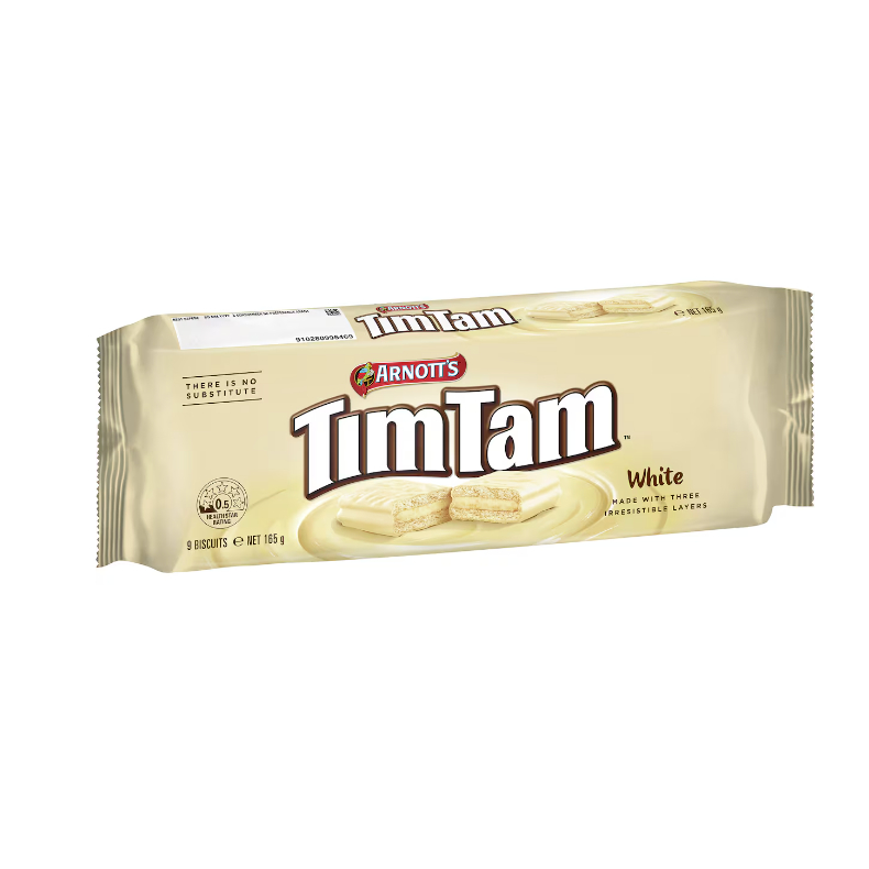 Arnott's Tim Tam White Chocolate Biscuits 165g (march 2025) | Shopee ...