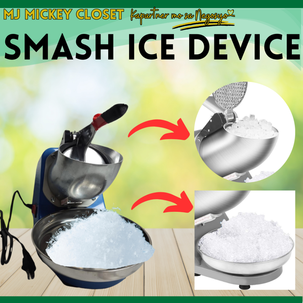 Ice Crusher Machine for Halo Halo Frappe Milkshake any Dessert Heavy ...