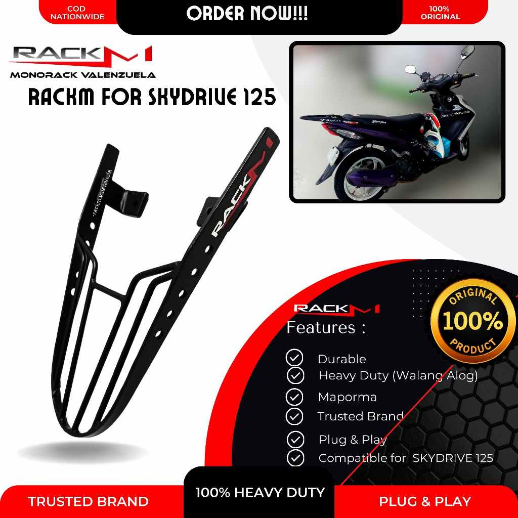 Rackm Monorack motor bracket for SKYDRIVE 125-ORIGINAL MONORACK topbox ...