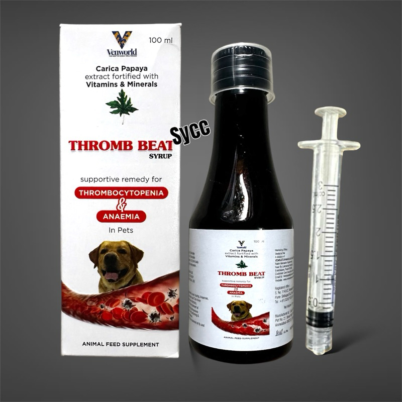 Thromb Beat Syrup for Pet 100ml | Shopee Philippines