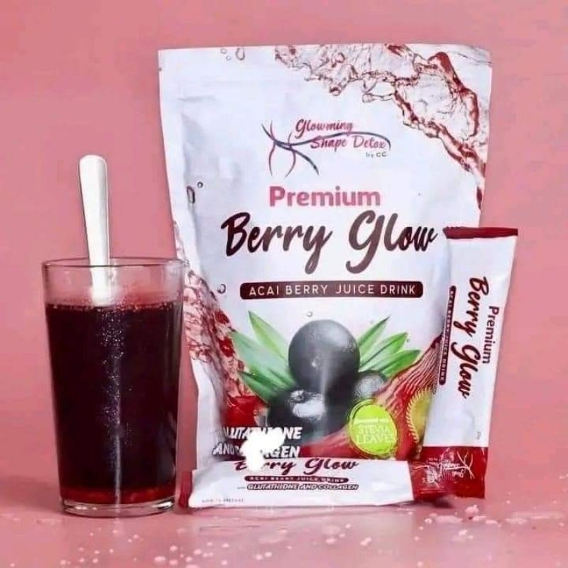 Premium Berry Glow Acai Berry Juice Drink | Shopee Philippines