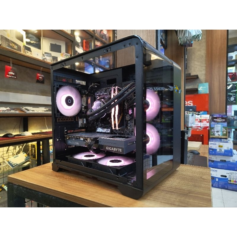 Tecware Arc M Curved Tg Matx 3x Argb Fans Case W Cpu And Gpu Display Pc Case Shopee Philippines