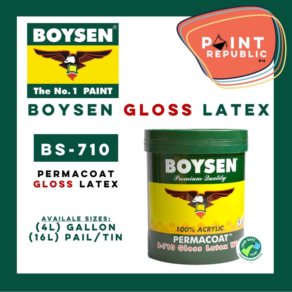 BOYSEN Permacoat GLOSS LATEX - BS 710 | Shopee Philippines