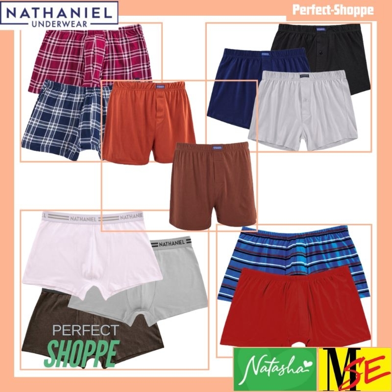 3-in-1, 2-in-1 Nathaniel Men's Boxer Brief Comfort Underwear Inside ...