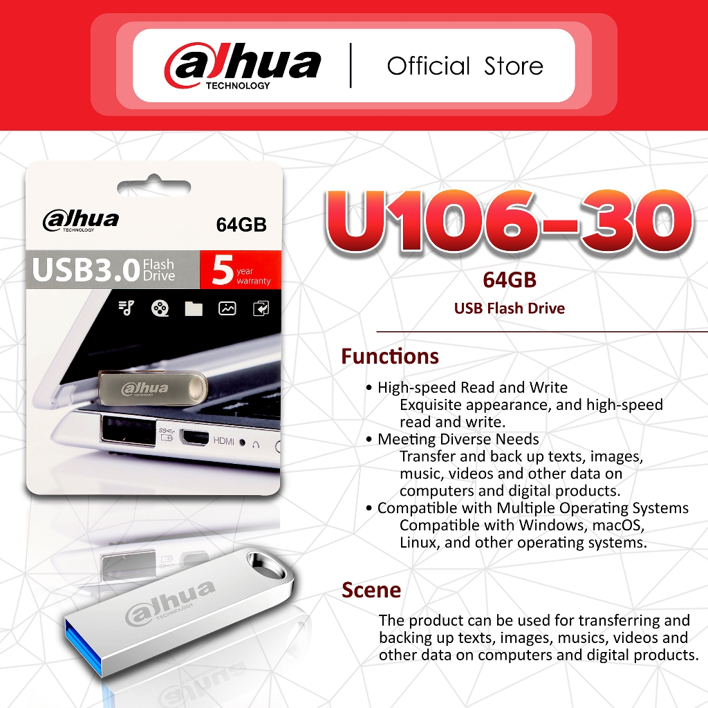 Dahua DHI-USB-U116-20 16gb | Shopee Philippines