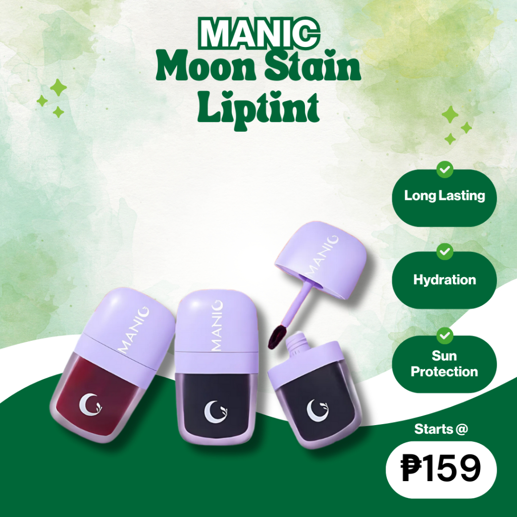 Manic Beauty Moon Stain Long Lasting Hydrating Lip Tint 5mL With Sun ...