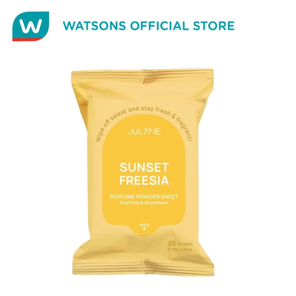 JULY ME Perfume Powder Sheet Sunset Freesia Soap 20 sheets [Body soap ...