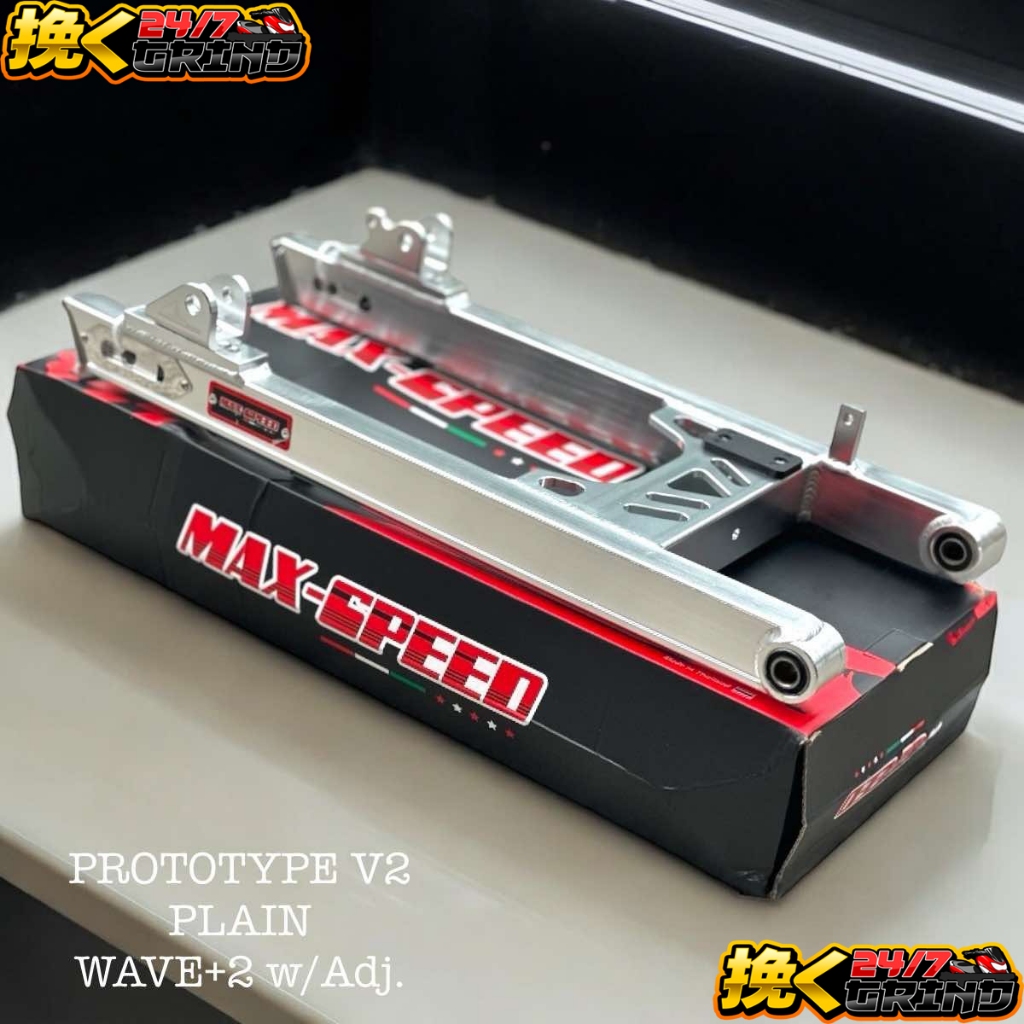 Max Speed Swing Arm Plain Prototype Adjustable +2 FOR WAVE / XRM / RS ...