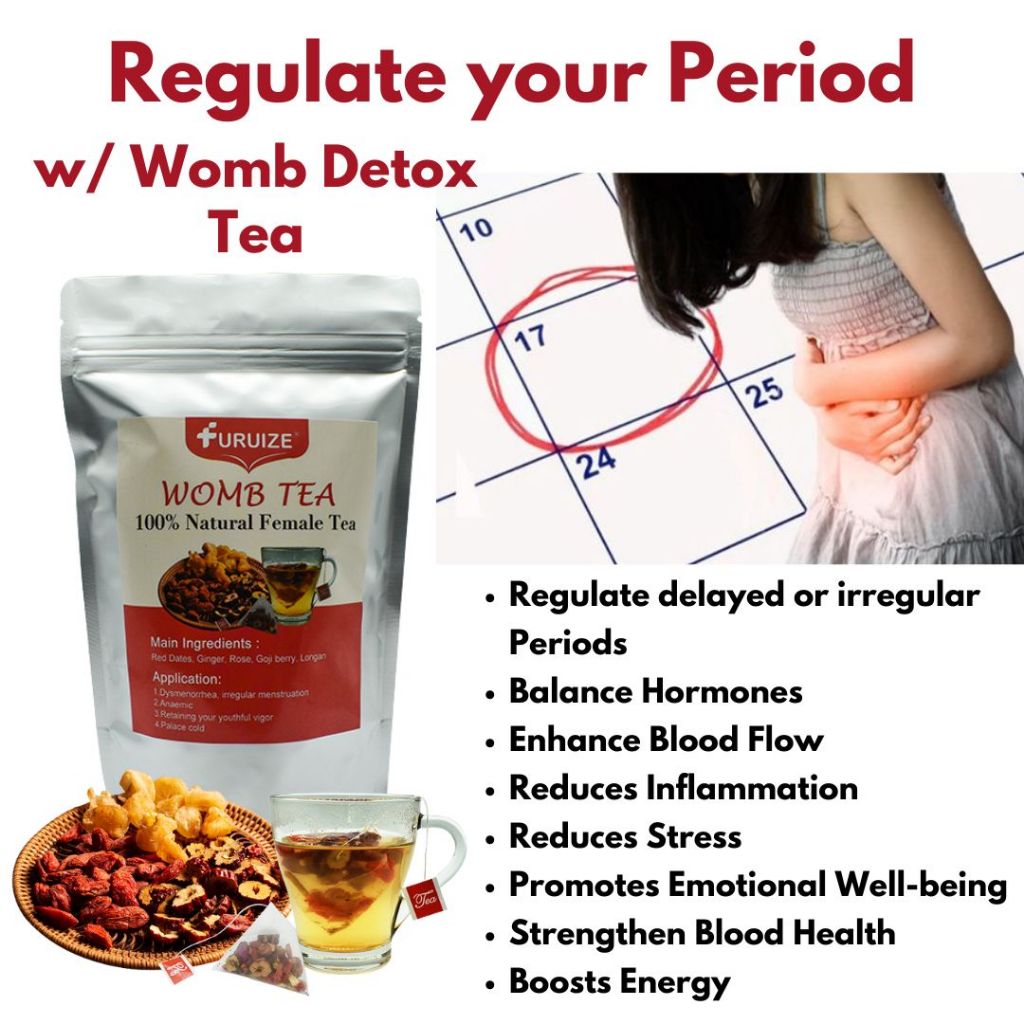 Irregular Menstruation? Try Womb Detox Tea for Hormonal Balance PCOS ...