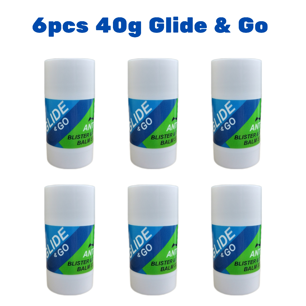 6pcs Glide and Go Anti Blister and Chafing Balm Sport Body Cream Chub ...
