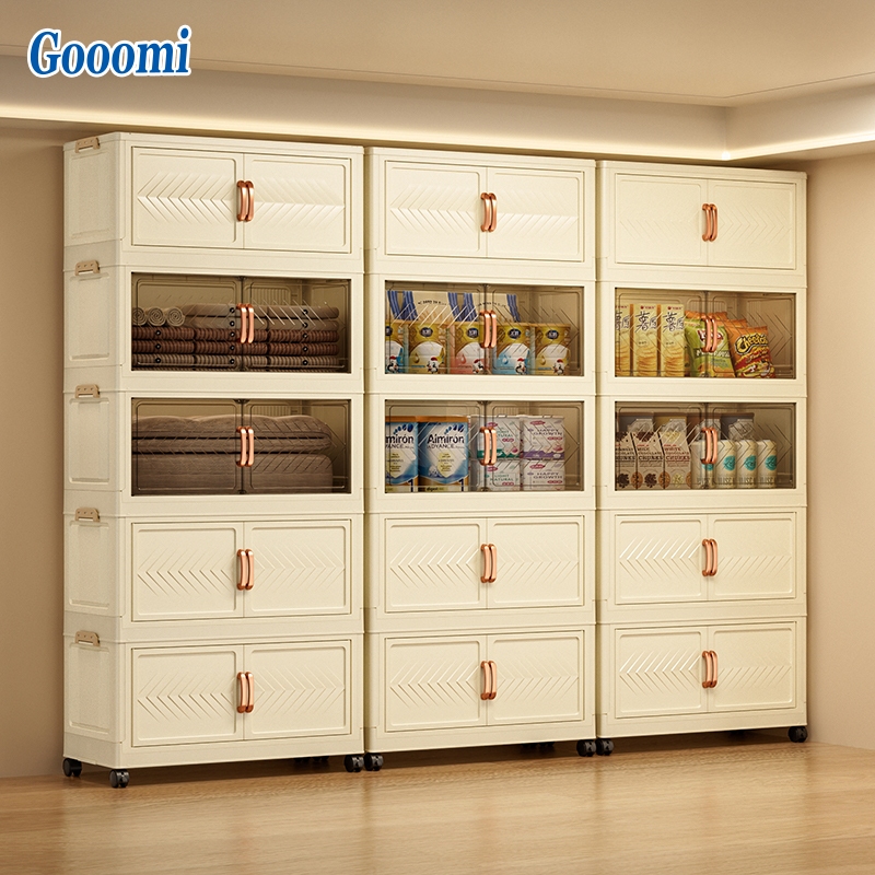 Gooomi 50cm Foldable Cabinet for Kitchen Durabox Bedroom Drawer Cabinet ...