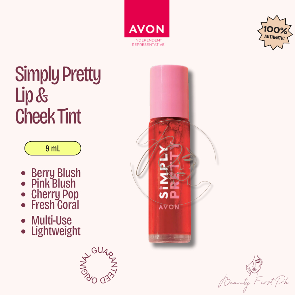 Avon Simply Pretty Lip and Chick Tint | Shopee Philippines