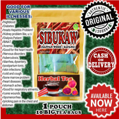 SIBUKAW HERBAL TEA 1POUCH OF STICK SSIBUKAW SAPPAN TREE | Shopee ...