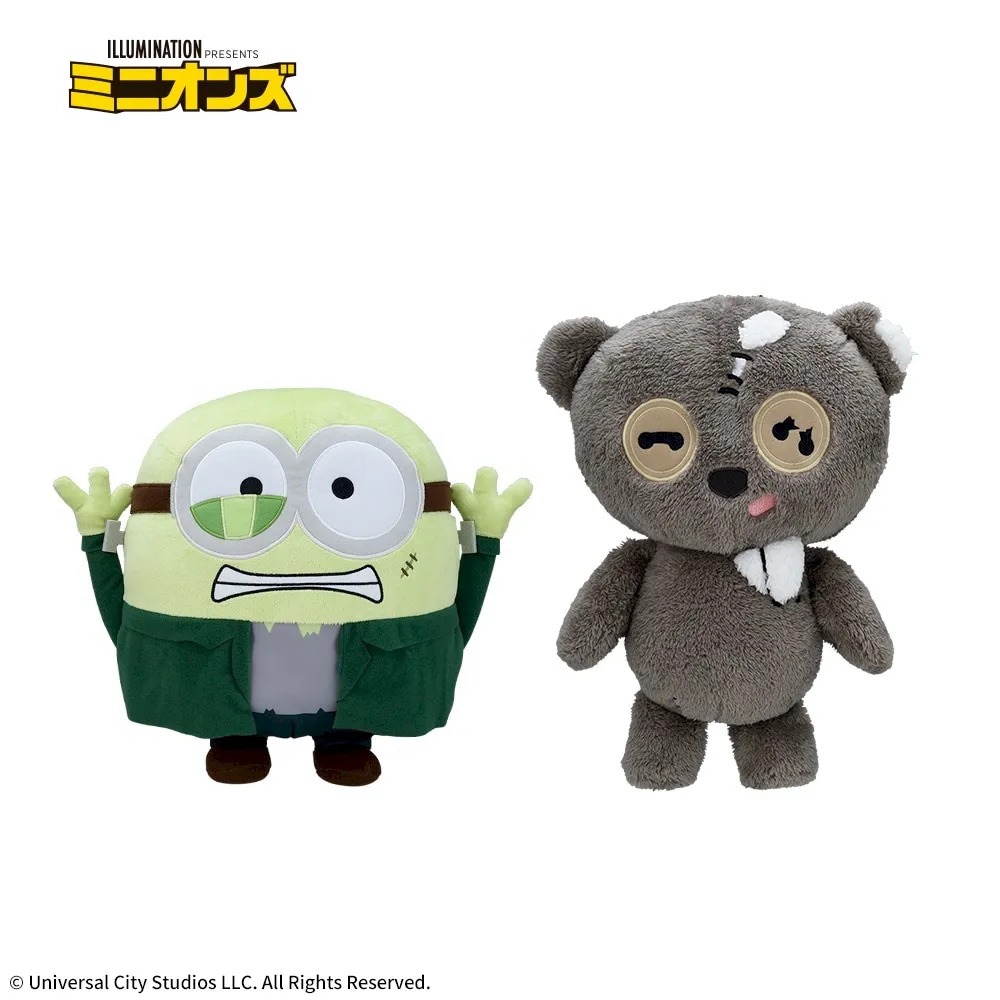 [SET] Minion Large Plush Toy "Monster Bob & Zombie Tim" | Shopee ...