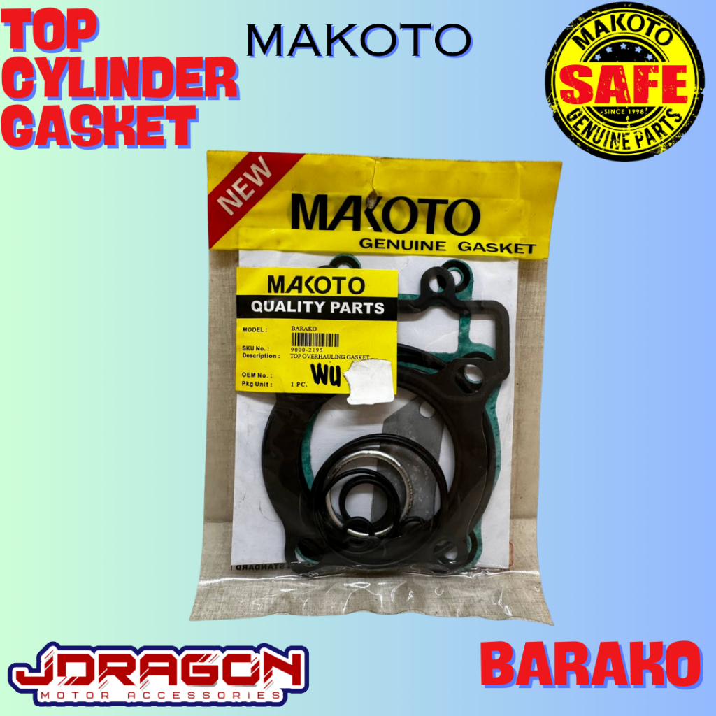 MAKOTO TOP OVERHAULING GASKET (BARAKO) | Shopee Philippines