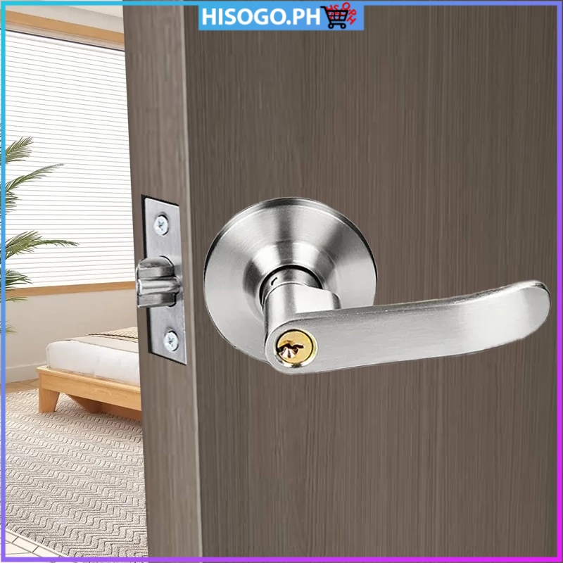 Hardware Doorknob Lever Type Stainless Steel Lockset Door Knob Durable ...