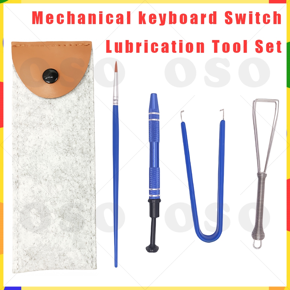 4-6 PCs Mechanical Keyboard Switch Lube Tool Set Keycap Puller Keyboard ...