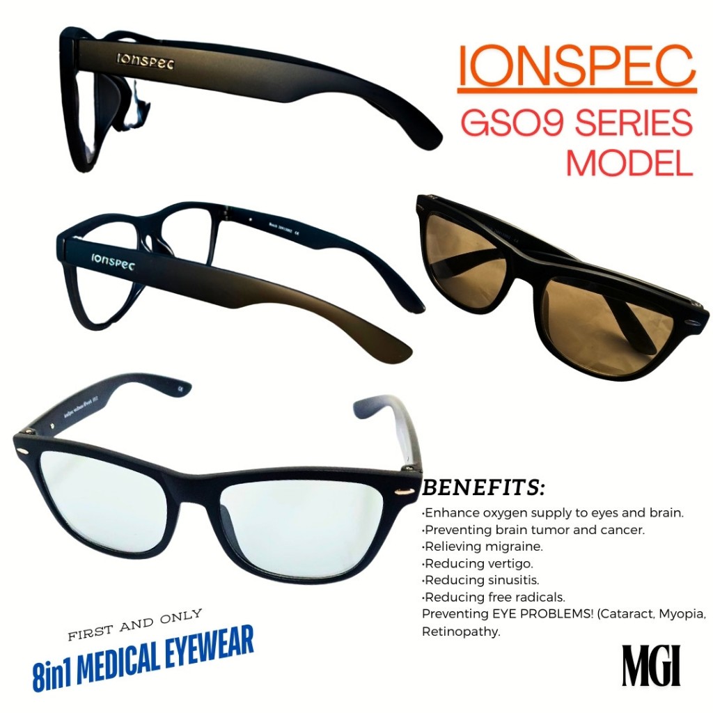 Ionspec MGI Medical Eyewear GSO9 No Box 2000 NEGATIVE IONSPEC EYEWEAR ...