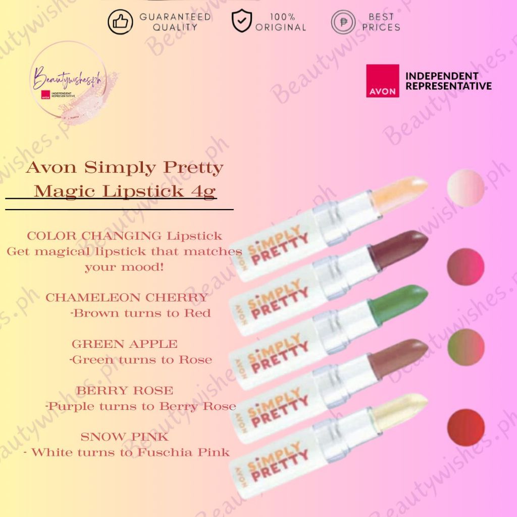 Avon Simply Pretty Magic Lipstick 4g | Shopee Philippines