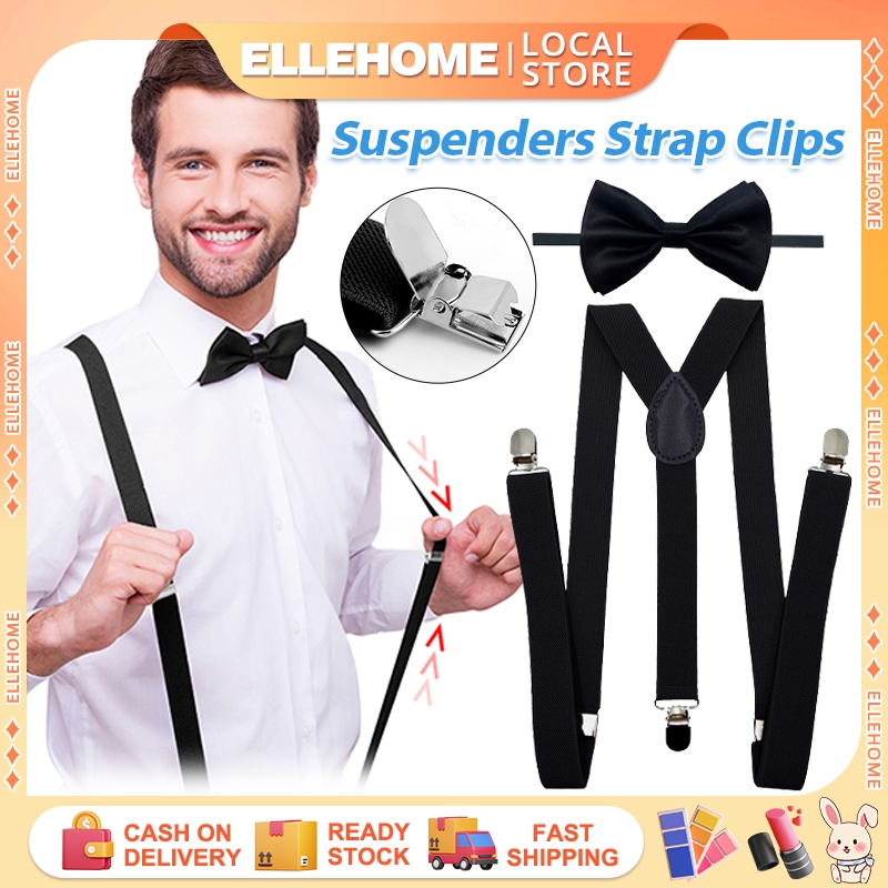 Suspenders Strap Clips Not Fade and Not Shrink Soft Comfortable and ...