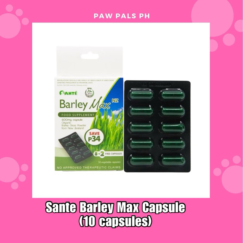 (COD) Sante Barley Max Capsule (10 capsules) | Shopee Philippines
